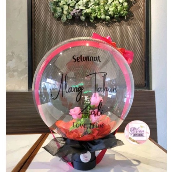 Jual (WAJIB INSTANT) Buket balon isi bunga bouquet uang hadiah ...