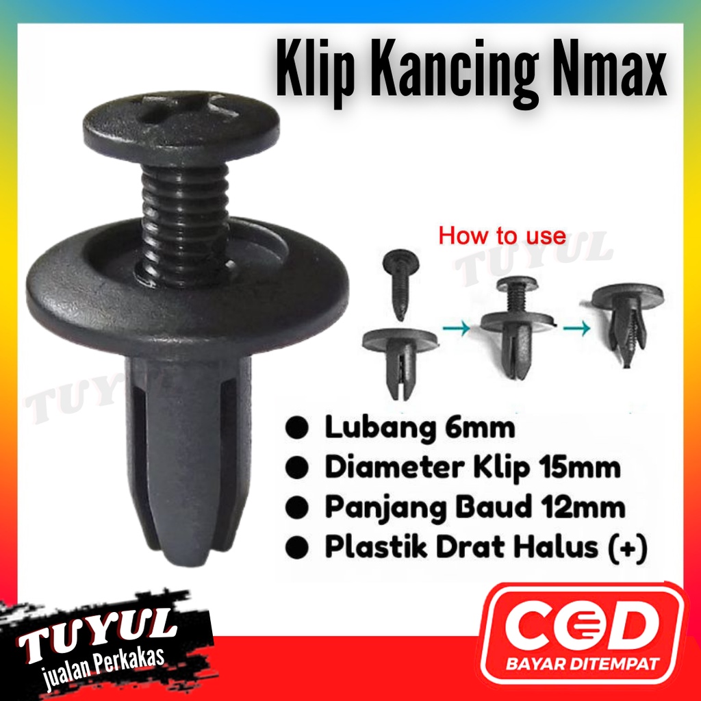 Jual Klip Clip Body Motor Yamaha Nmax Vario PCX Aerox Beat Lexi Spacy ...