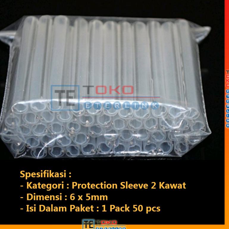 Jual LIA181 1 Pack 50 pcs Protection Sleeve Besar 2 Kawat Dropcore ...