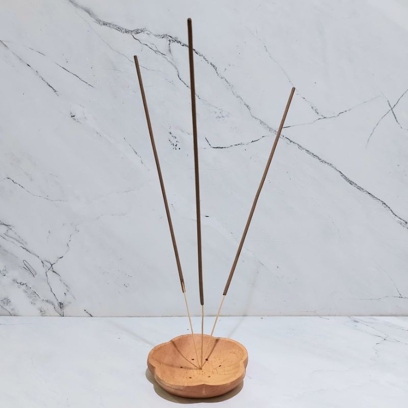 Jual Tempat Bakar Dupa Wood Series BUNGA 10 Cm | Shopee Indonesia