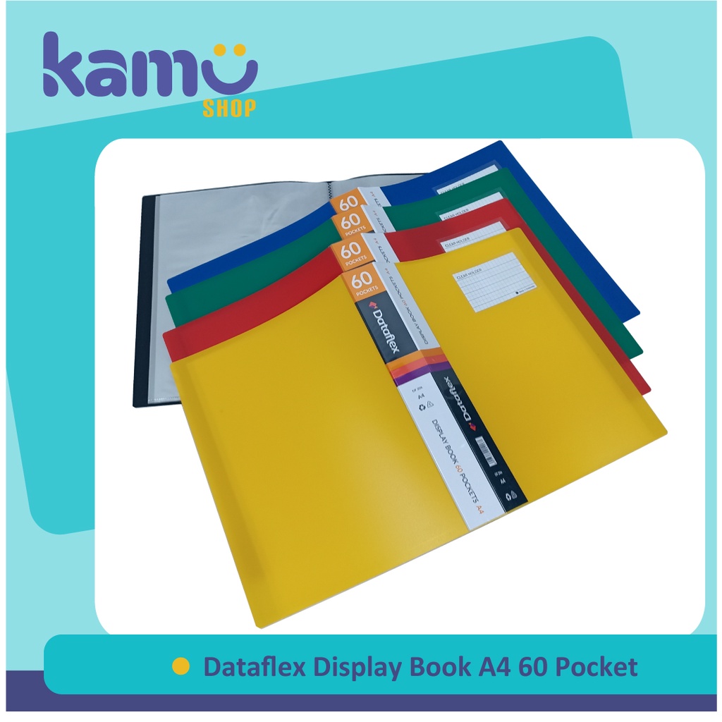 Jual Dataflex Display Book A4 60 Pockets + Kartu Nama / Clear Holder / Document Keeper DF - 833 ...