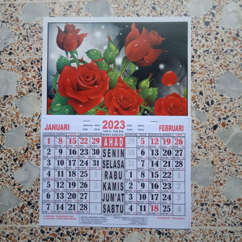 Jual KALENDER 2023 KALENDER KECIL KALENDER MURAH KALENDER WUKU 2023 ...