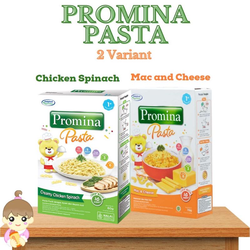 Jual Promina Pasta All Varian Mac & chesse Creamy Chicken Spinach 60gr ...