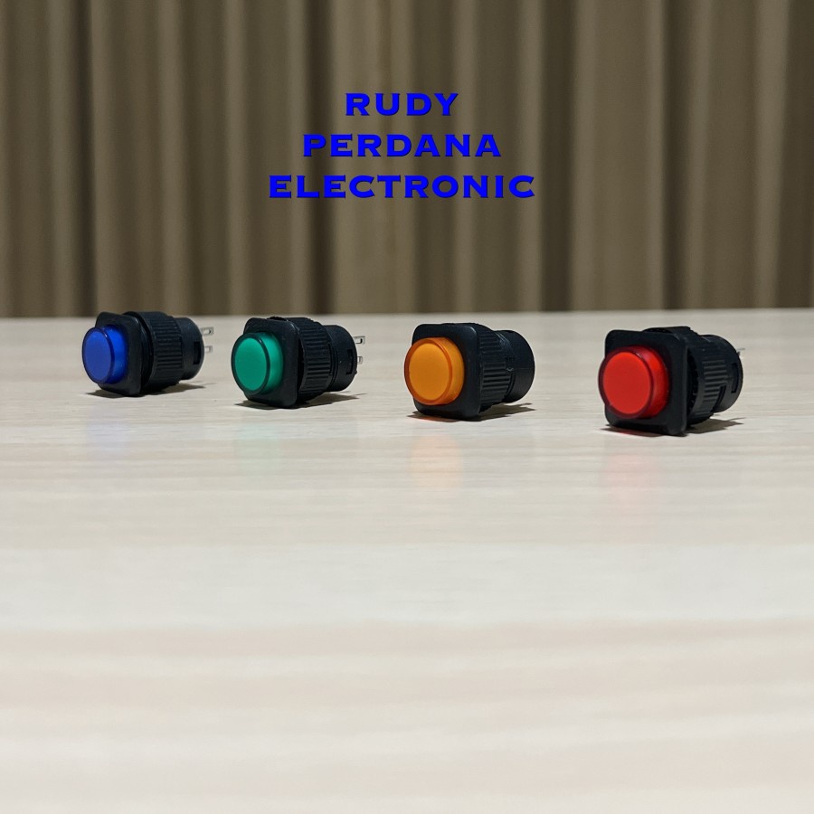 Jual SWITCH PUSH BUTTON SAKLAR ON OFF 4 PIN KOTAK 3A 250V 5A 30V R16 ...
