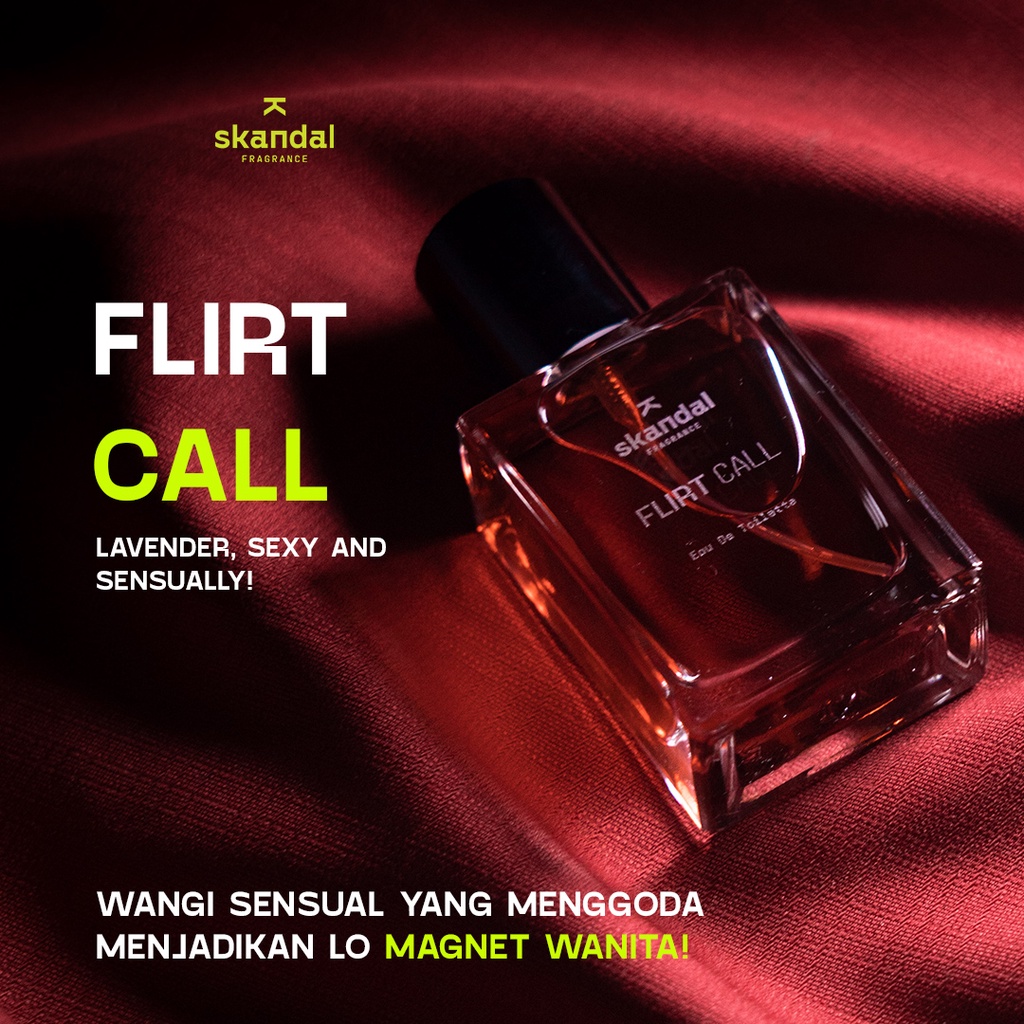 Jual SKNDL Flirt Call | Parfume Pria Penakluk Wanita | 30ml | Shopee ...