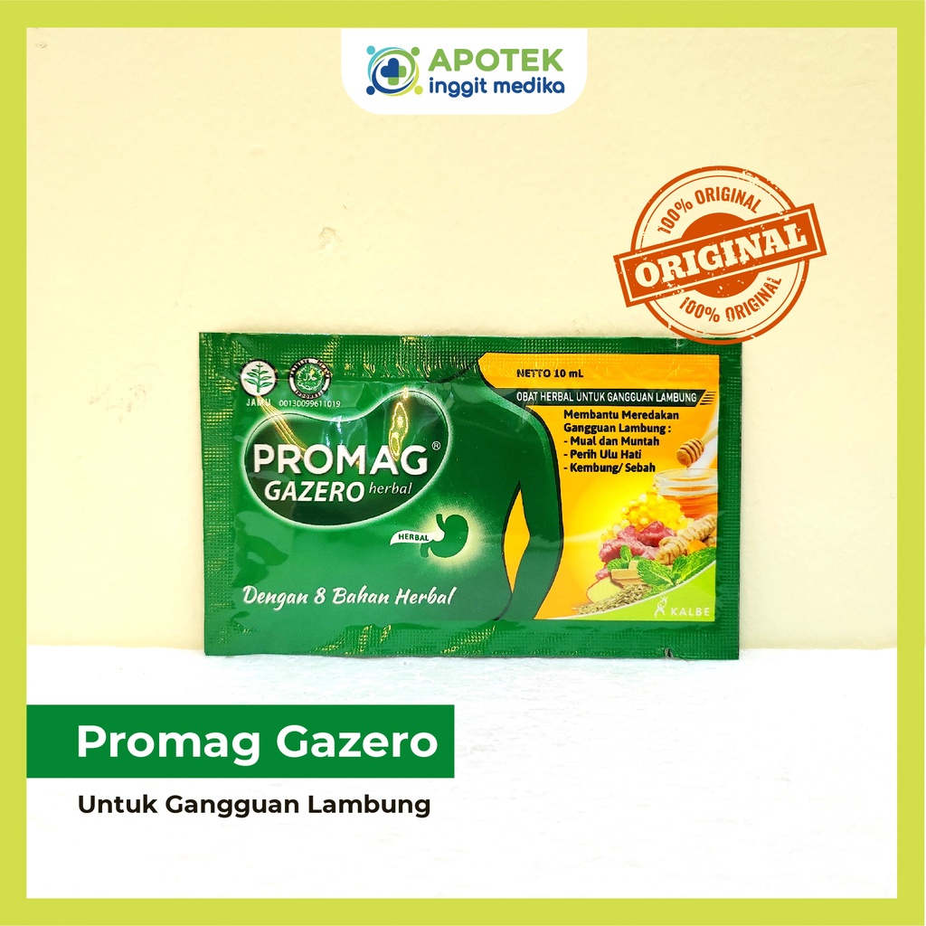 Jual PROMAG GAZERO Herbal 10ml (1 Sachet) | Shopee Indonesia