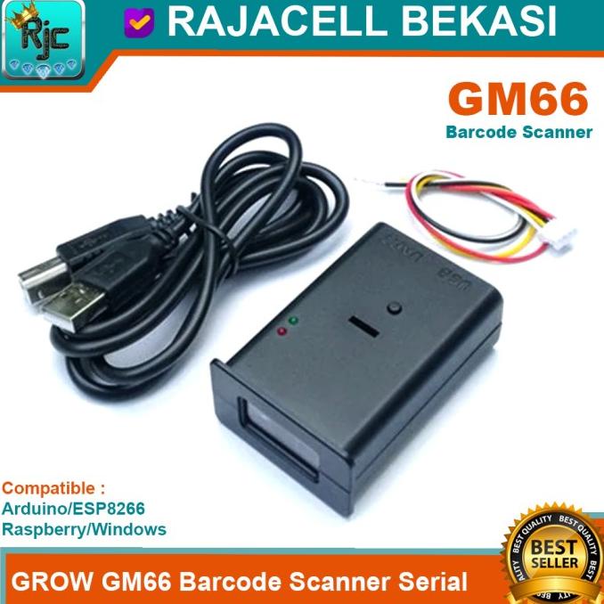 Jual GROW GM66 GM67 USB Serial Barcode Scanner Reader TTL UART Arduino ...