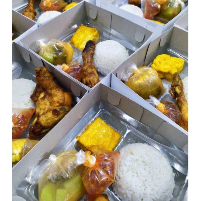 Jual Nasi Kotak Istimewa 3 Varian Bebas Menu 25 Ribu Halal Enak ...