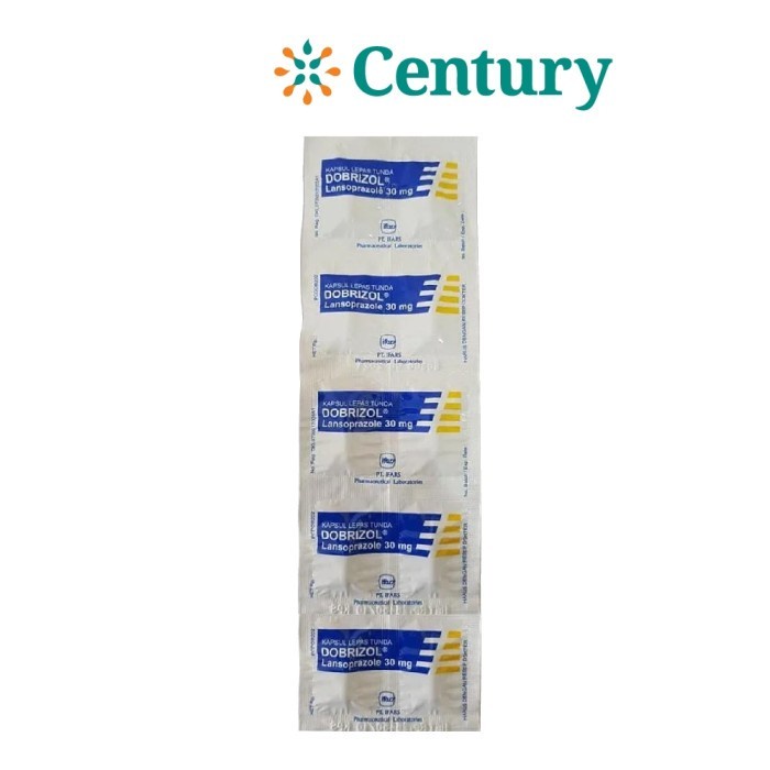 Jual DOBRIZOL 30MG 1 STRIP ISI 10 KAPSUL / LANSOPRAZOLE / MAAG ...
