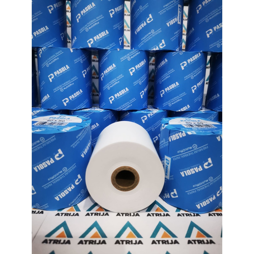 Jual Kertas Thermal Struk Kasir 80 x 80 Pasola . Thermal Paper Roll ...