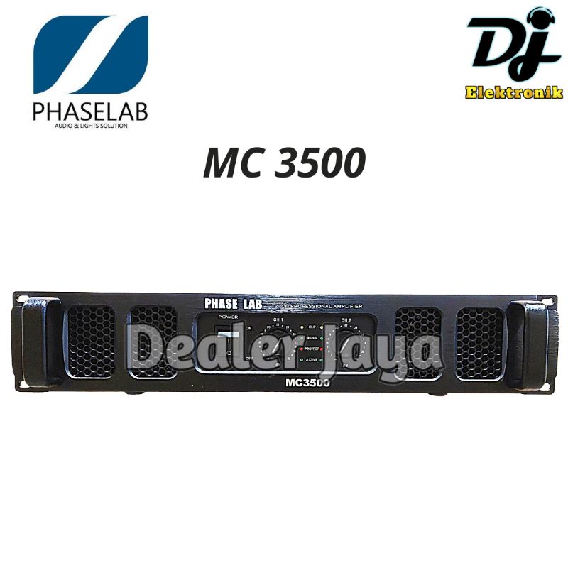 Jual Power Amplifier Phaselab / Phase Lab MC3500 / MC 3500 - 2 channel ...