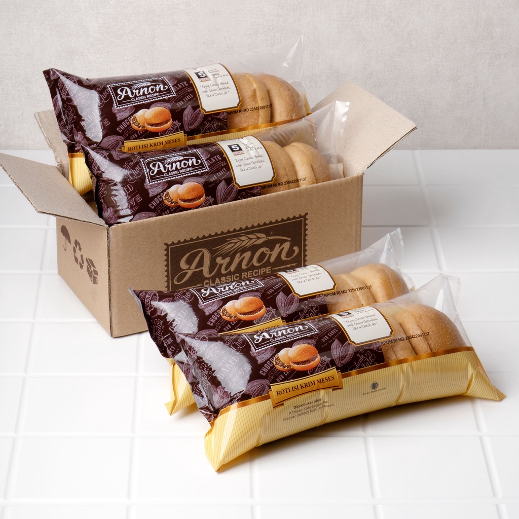 Jual Roti Cream Messes Arnon Bakery Paket 4 pcs | Shopee Indonesia