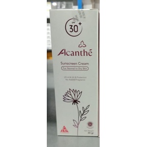 Jual Acanthe SPF 30+ 30g Kemasan baru | Shopee Indonesia