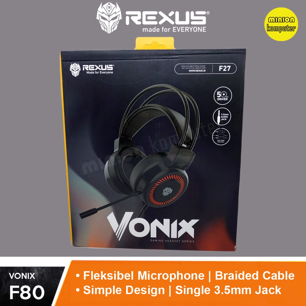 Jual Rexus Vonix F27 / F-27 Gaming Headset | Shopee Indonesia