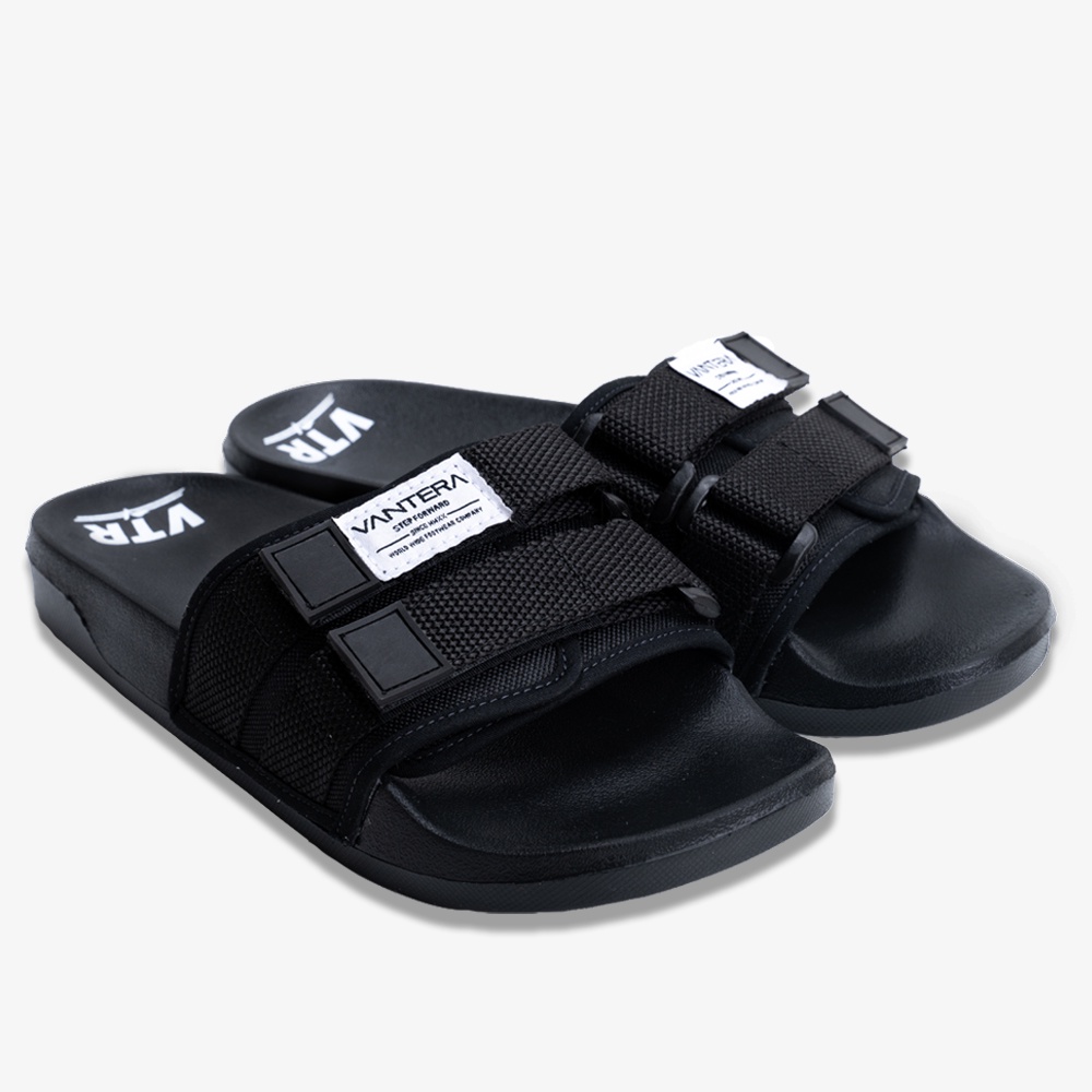 Jual Vantera Official - Bae Black | Sandal Slipper | Sandal Pria ...