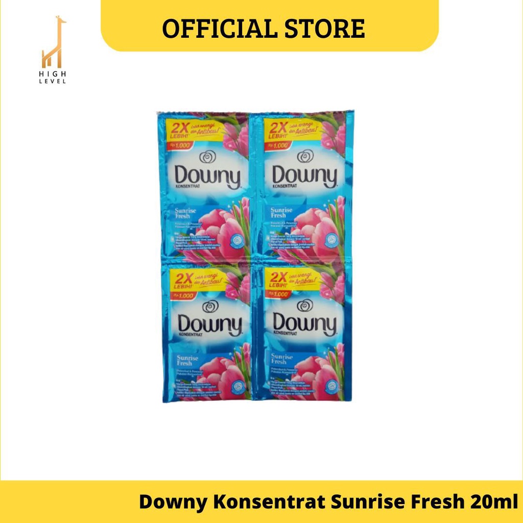 Jual Downy Pelembut dan Pewangi Pakaian Konsetrat 20 Ml (1 Renceng 12 ...