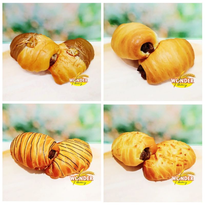 Jual Roti Pisang Premium Aneka Rasa Wonder Bakery (Satuan) | Shopee ...