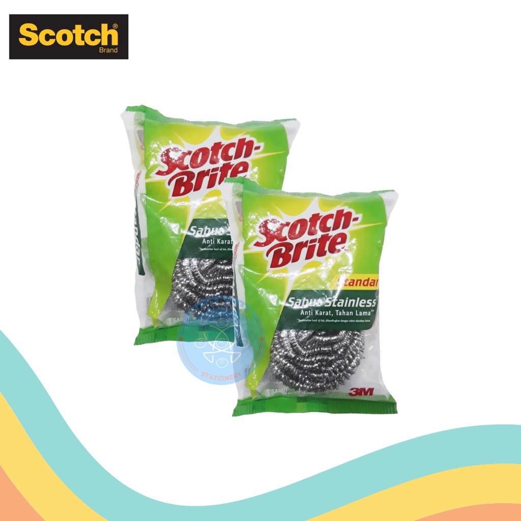 Jual SCOTCH-BRITE 3M SABUT CUCI STAINLESS ID-T57N (1 PCS) | Shopee ...