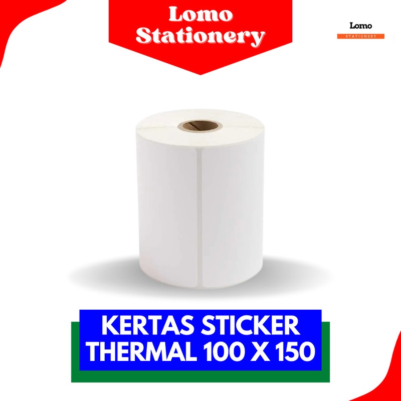 Jual Kertas Thermal Sticker Label Resi 100 x 150 | Shopee Indonesia