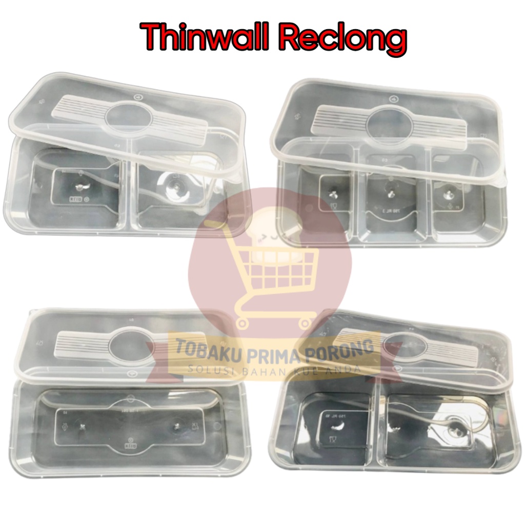 Jual Thinwall Reclong bebagai macam ukuran dan jenis / tapak makanan ...