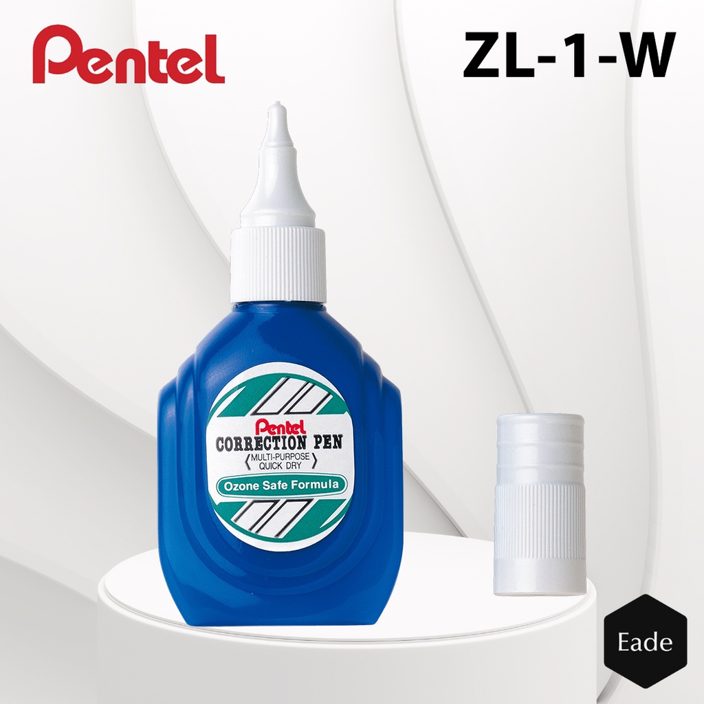 Jual Tip Ex Pentel | Correction Pen Pentel - ZL1W / ZL 1-W - Plastic ...