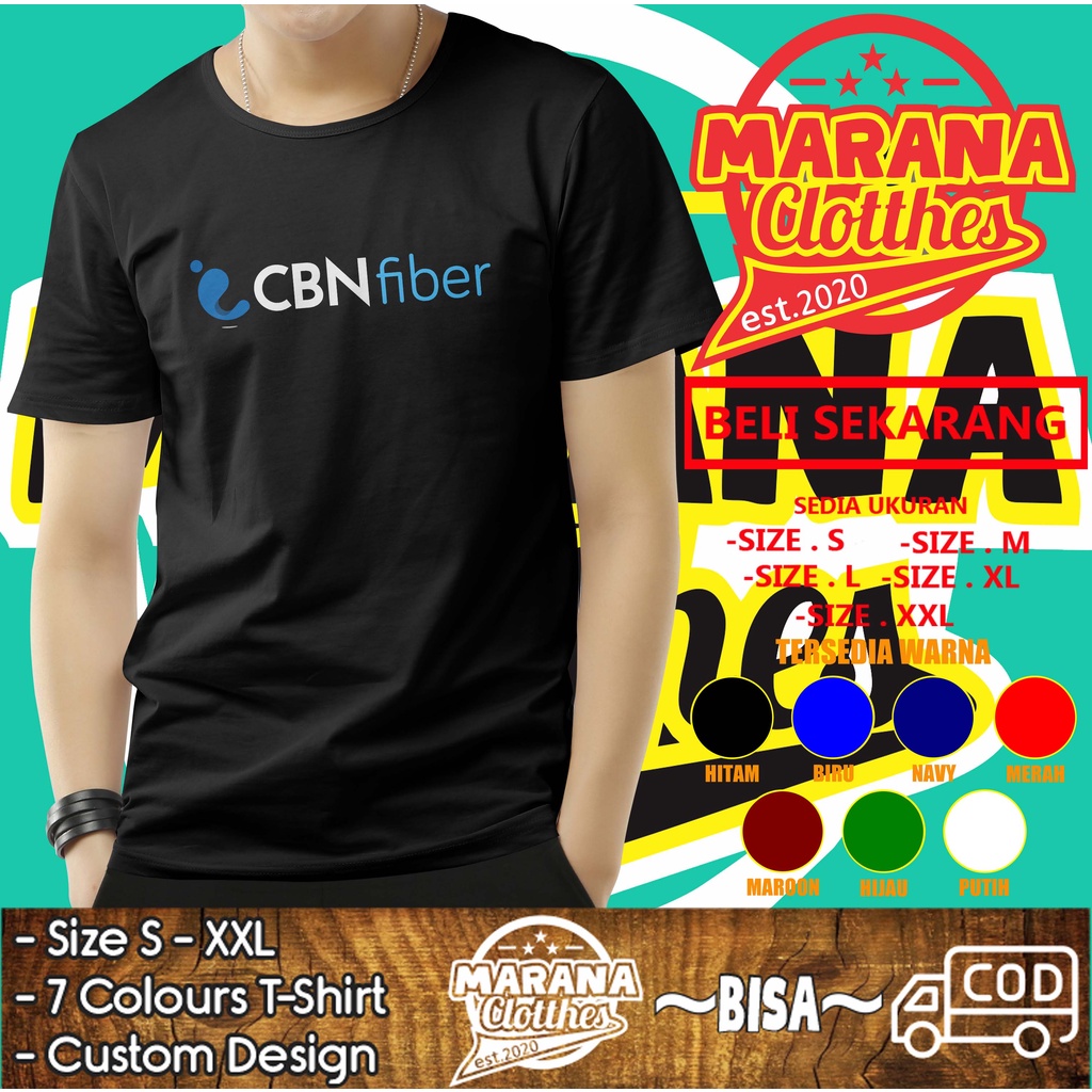Jual Kaos CBN Fiber Logo Baju Perusahaan | Shopee Indonesia
