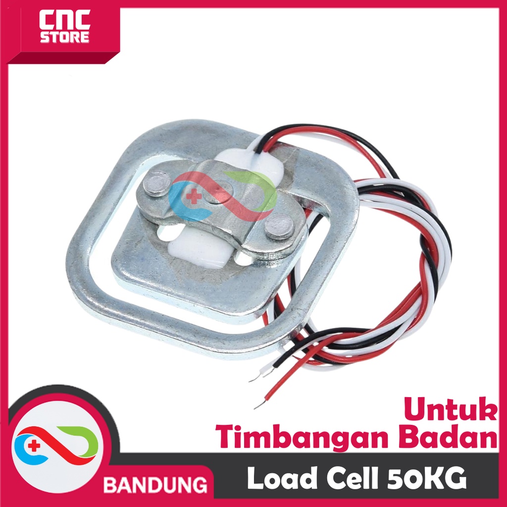 Jual Sensor Berat Load Cell 50kg Half Bridge Weight Timbangan Badan ...