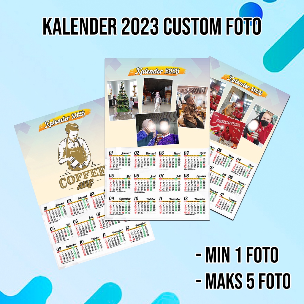 Jual KALENDER CUSTOM FOTO | Shopee Indonesia