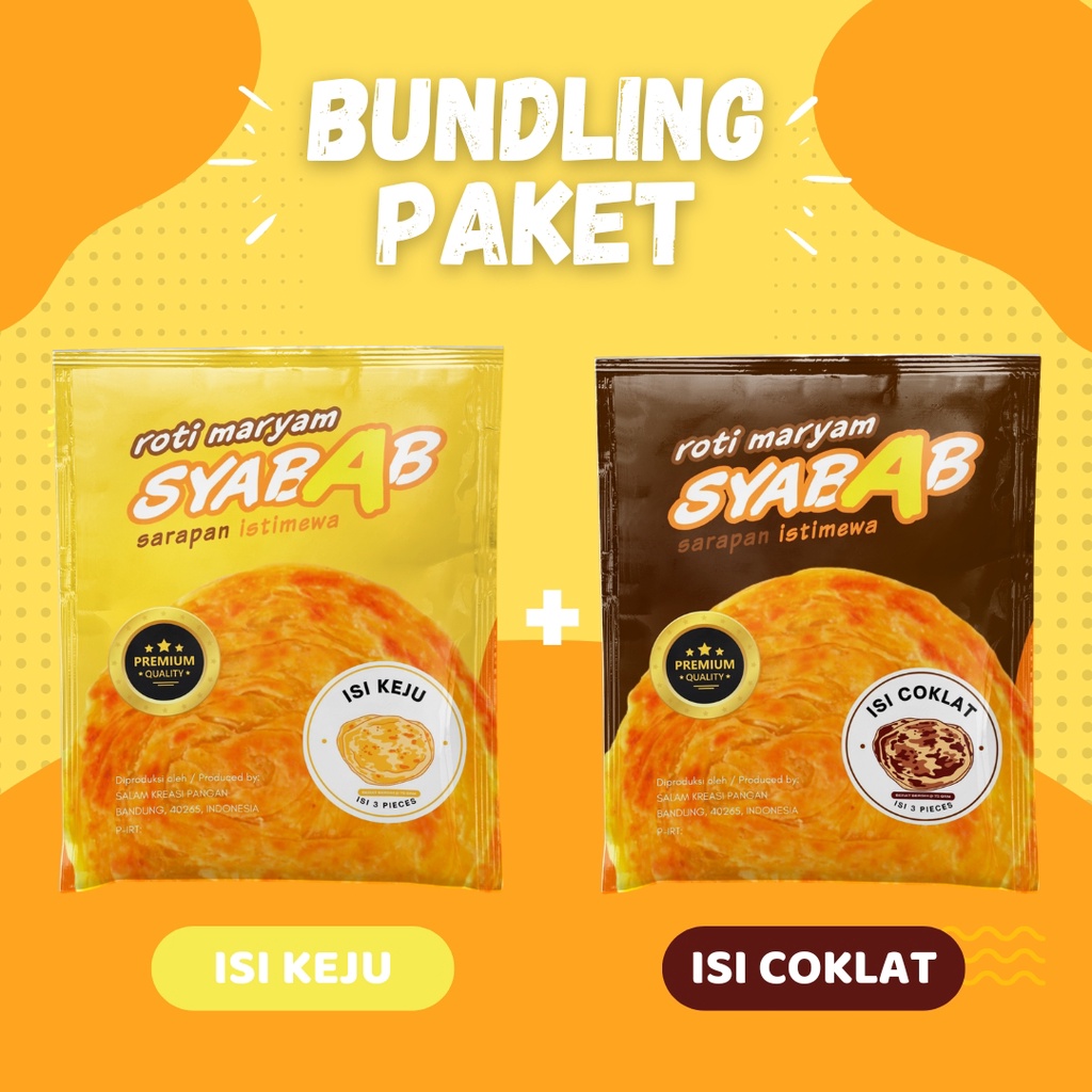 Jual [PREMIUM] Roti Maryam Syabab - Bundling Paket Varian A | Shopee ...