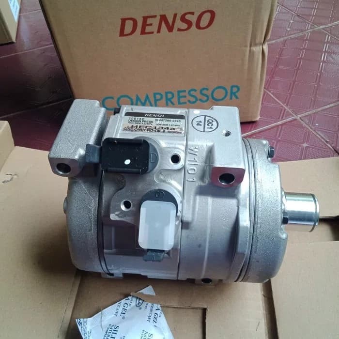 Jual kompresor compresor ac panther turbo DENSO ORIGINAL | Shopee Indonesia