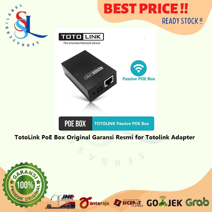 Jual TotoLink PoE Box Original Garansi Resmi for Totolink Adapter ...