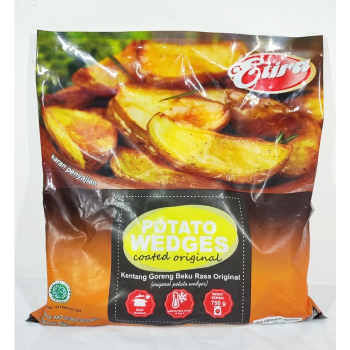 Jual Etira Potato Wedges Original / Kentang Wedges Original - 750 Gram ...