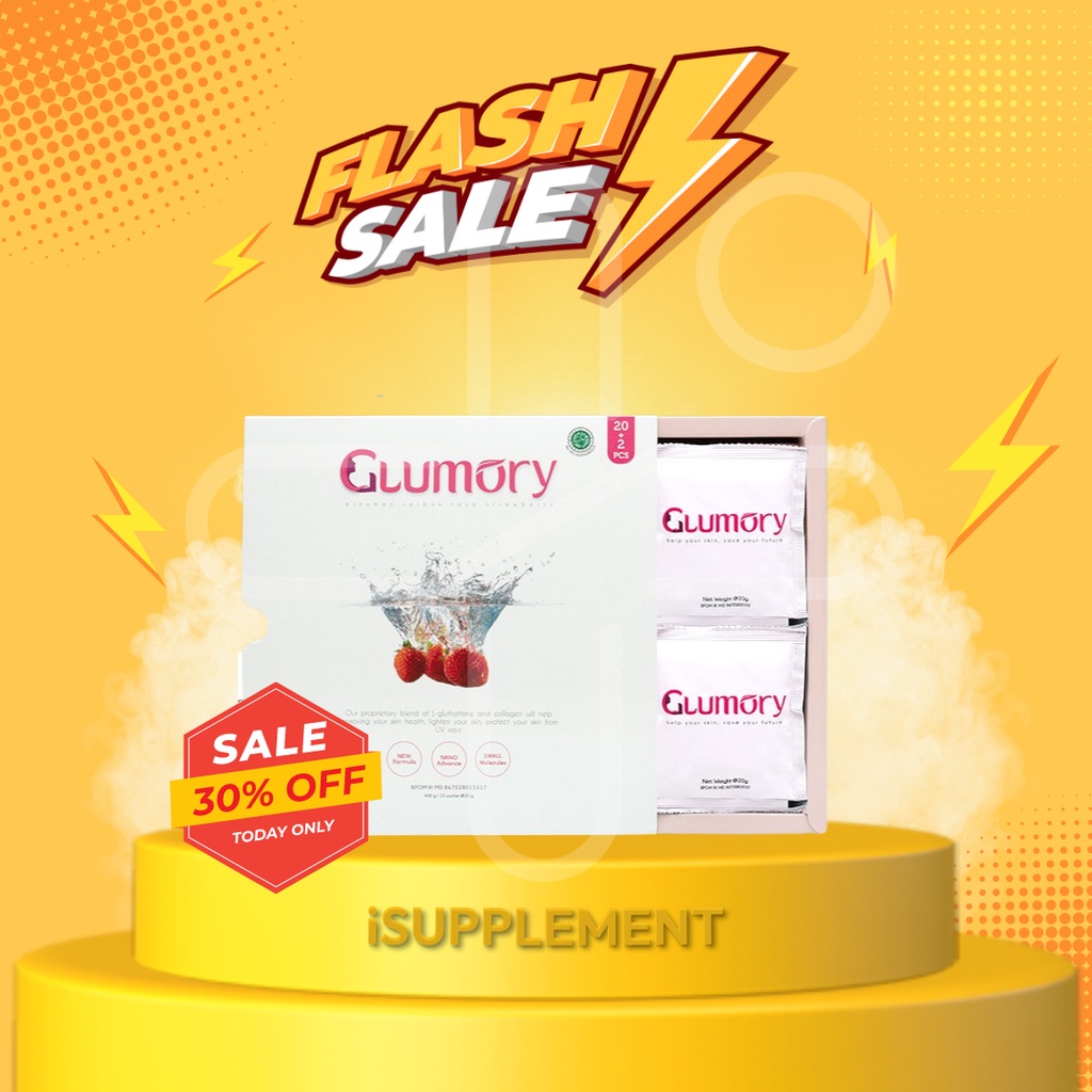 Jual Glumory Collagen Beauty Drink 22 Sachet Sachets | Shopee Indonesia