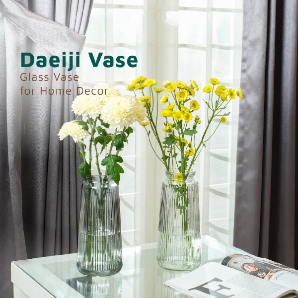 Jual Vas Bunga Kaca Minimalis 25 cm Vas Kaca Tinggi Vas Kaca IKEA ...