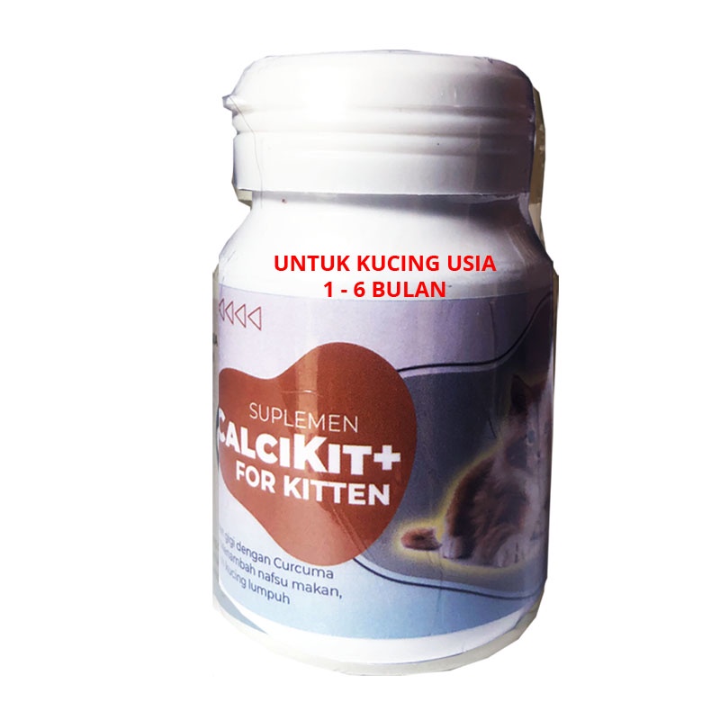 Jual Calcicat Vitamin Obat Kucing Lumpuh Penguat Tulang Cedera Tulang ...