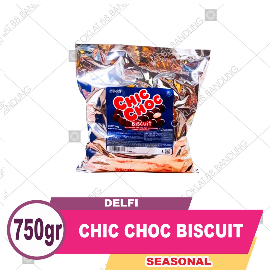 Jual COKELAT DELFI CHIC CHOC 750GR BISCUIT KILOAN PABRIK, COKLAT DELFI ...