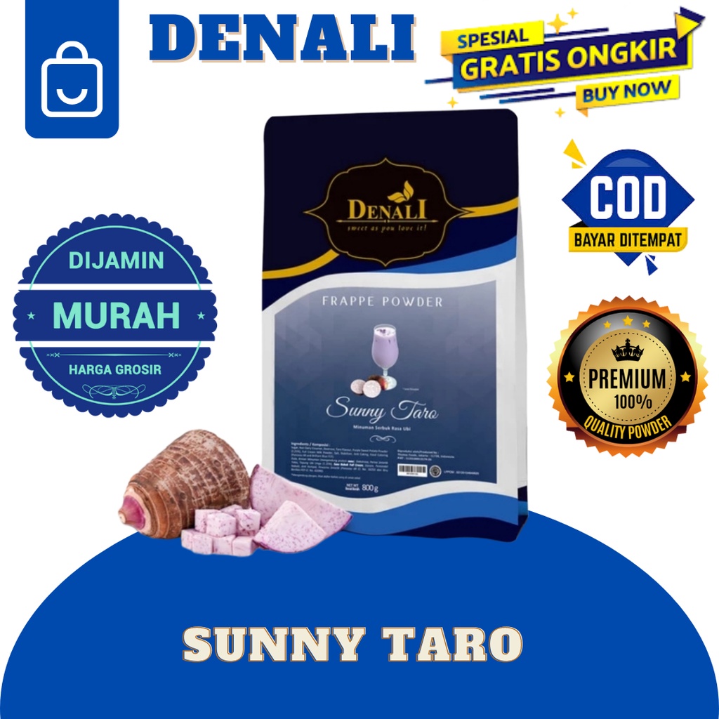 Jual DENALI SUNNY TARO POWDER RASA UBI UNGU FRAPPE MINUMAN KEKINIAN ...