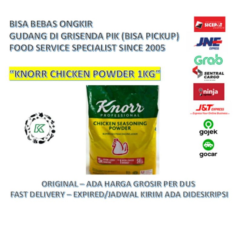 Jual Knorr Chicken Powder Bumbu Penyedap Rasa Ayam 1kg | Shopee Indonesia
