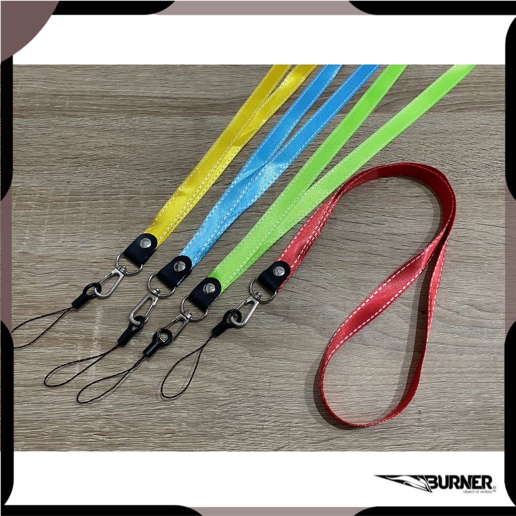 Jual TALI STRAP GANTUNGAN HP / ID CARD / KUNCI PANJANG POLOS | Shopee ...