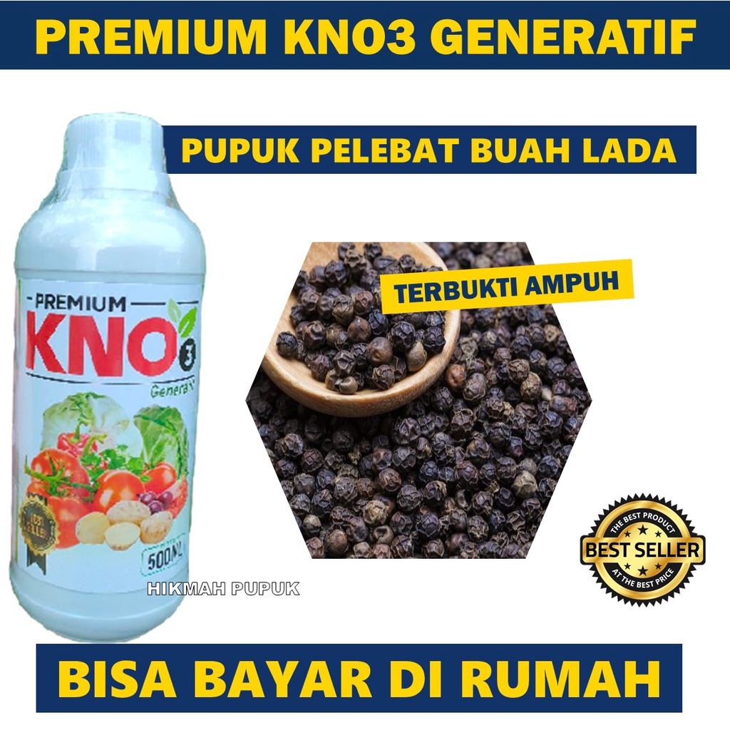 Jual PUPUK PREMIUM KNO3 GENERATIF Melebatkan Tanaman Lada - Pupuk Penyubur Buah Lada Hitam Obat ...