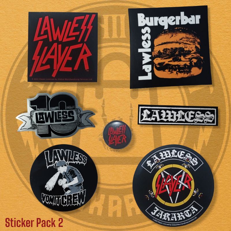 Jual Sticker Pack Lawless Jakarta Original | Shopee Indonesia