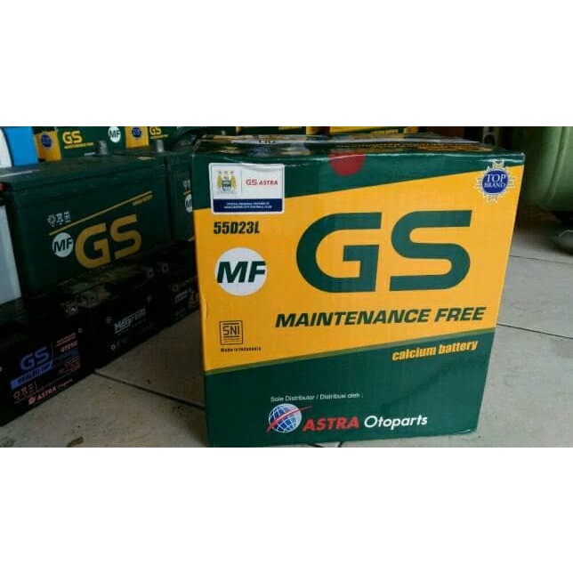 Jual Aki mobil Kijang Innova Matic Bensin GS astra MF 55D23L aki kering ...