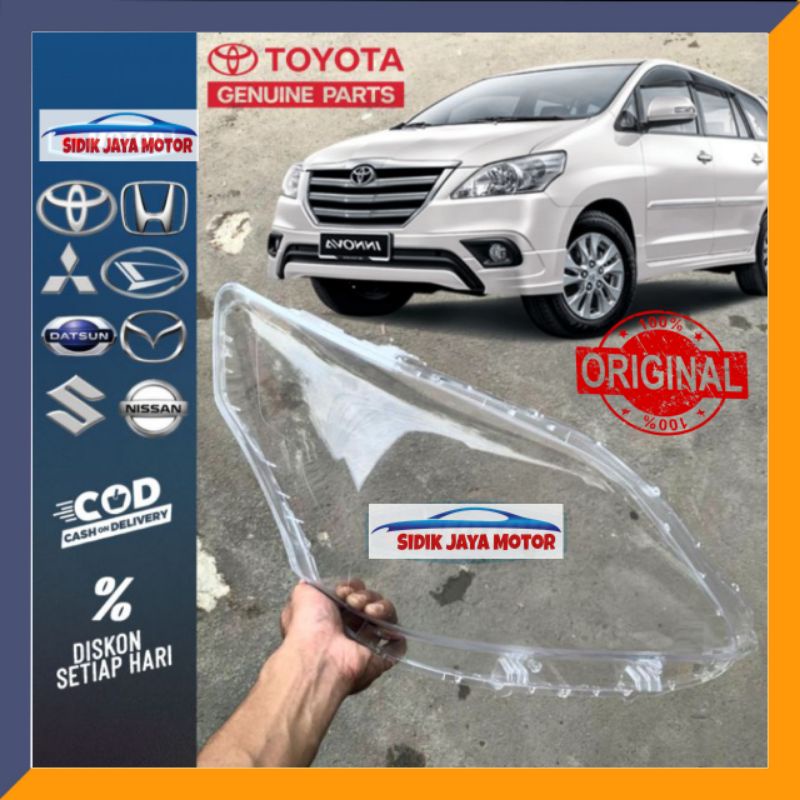 Jual Mika Kaca Lampu Depan Grand INNOVA Original 2012 2013 2014 2015 ...