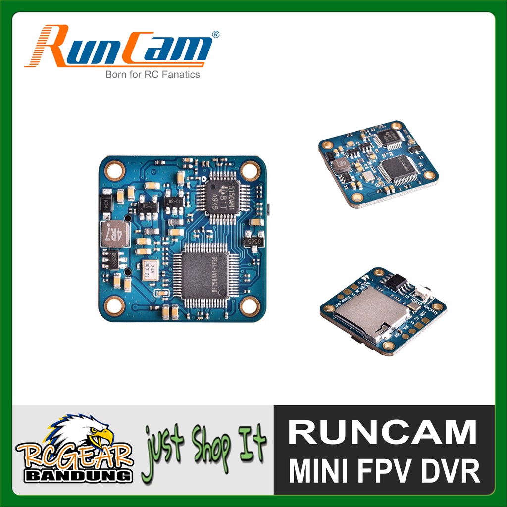 Jual RunCam Mini FPV DVR Video Audio Recorder 25x25mm M2 for VTX FPV ...