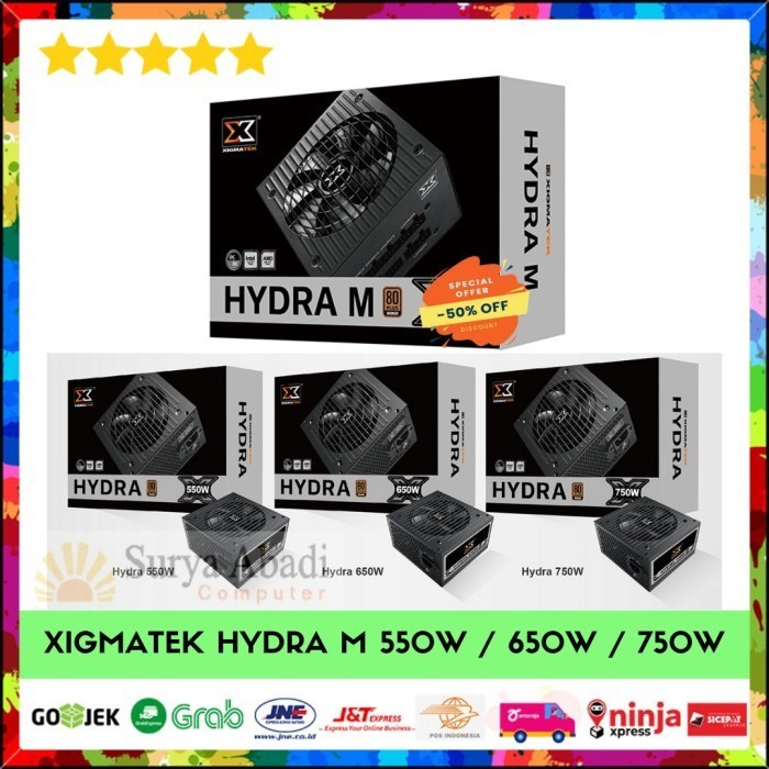 Jual XIGMATEK HYDRA M 650W 80 PLUS FULL MODULAR POWER SUPPLY PSU | Shopee Indonesia
