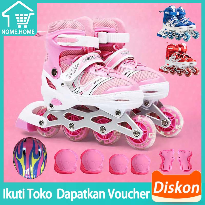 Jual NOME Sepatu Roda Anak Inline Skate power / Sepatu Roda Model Bajaj ...