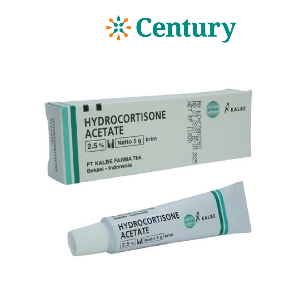 Jual HYDROCORTISONE CREAM 2.5% 5 gr / ANTI INFLAMASI /ALERGI/RUAM/EKSIM ...