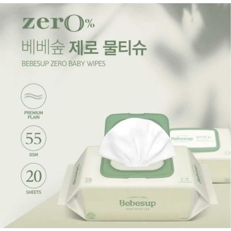 Jual Bebesup Zero Baby Wipes - 20 sheet | Shopee Indonesia