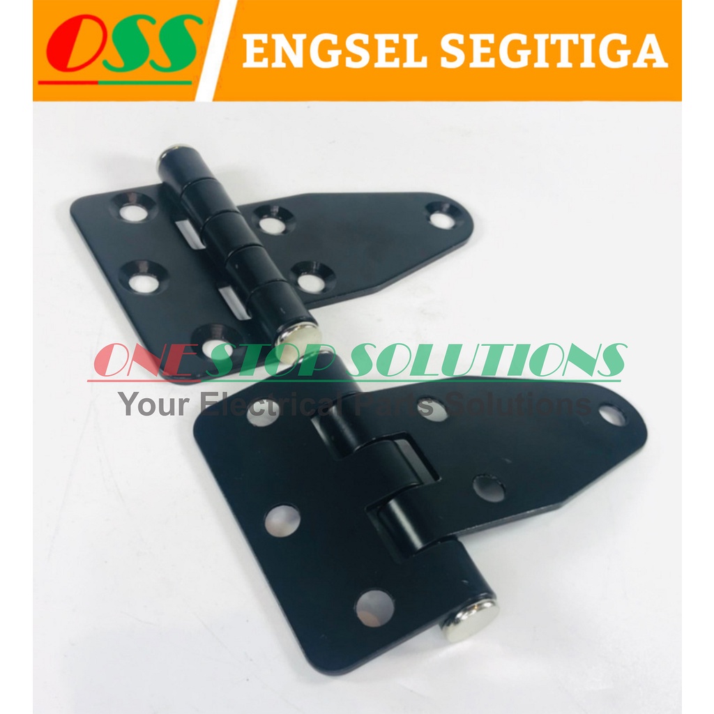Jual ENGSEL BESAR MODEL SEGITIGA HITAM BESI GENSET PANEL | Shopee Indonesia