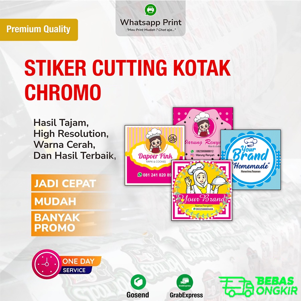 Jual CETAK STIKER KOTAK LABEL MAKANAN STICKER | STIKER KOTAK KEMASAN ...